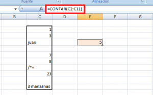 Función CONTAR en Excel - Excel y VBA